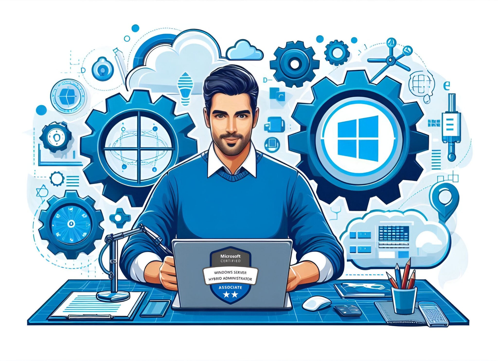 Khóa học Quản trị Windows Server Hybrid (AZ-800 & AZ-801)