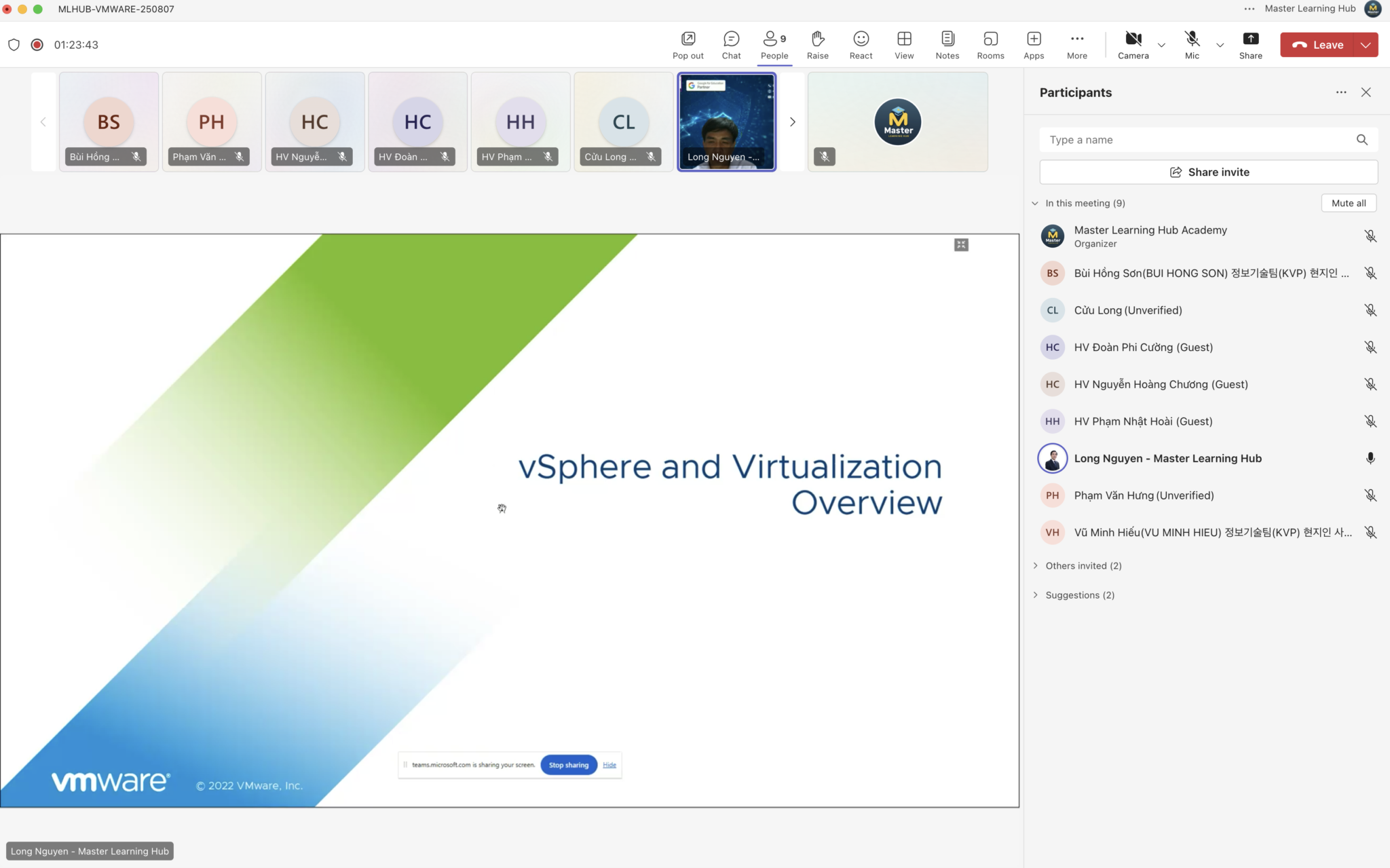 Master Learning Hub Academy khai giảng thành công lớp Triển Khai, Quản ...