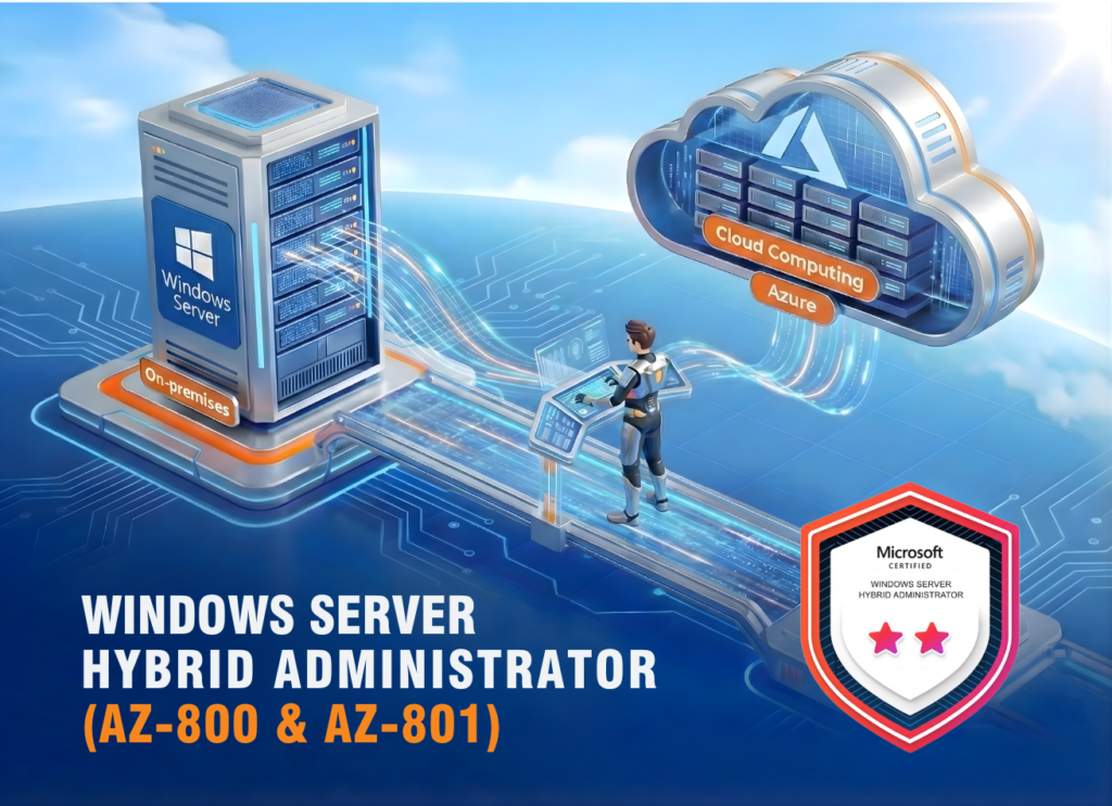 Khóa học Quản trị Windows Server Hybrid (AZ-800 & AZ-801)